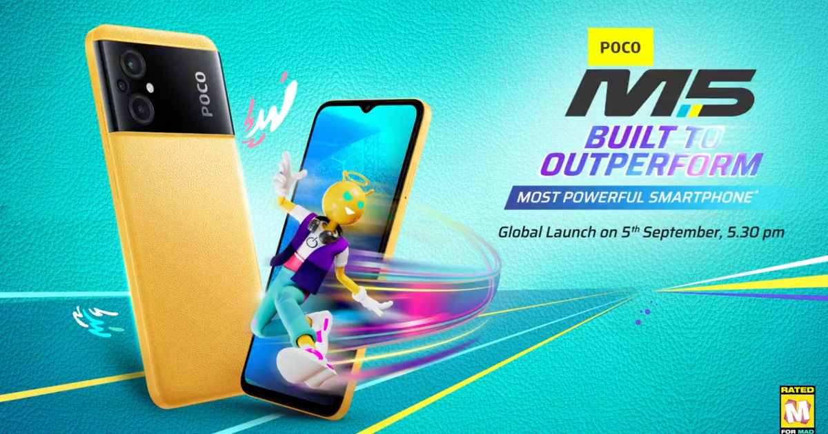 POCO M5 Global Launch Set für den 5. September, verfügbar auf Flipkart ...