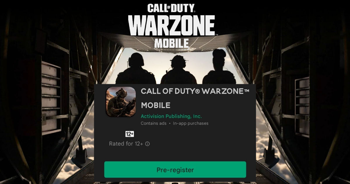 Die mobile Vorregistrierung von COD Warzone geht im Google Play Store ...